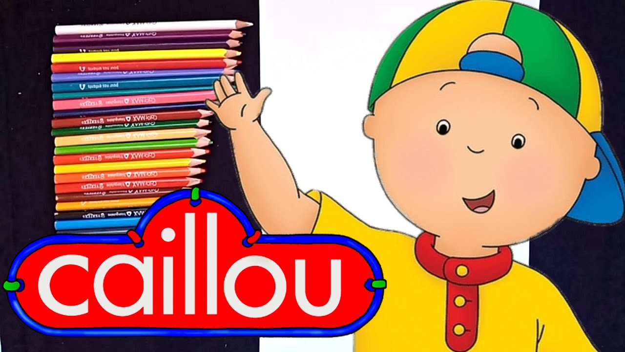 How to draw and Color # 106 Caillou / Comment dessiner et colorier ...