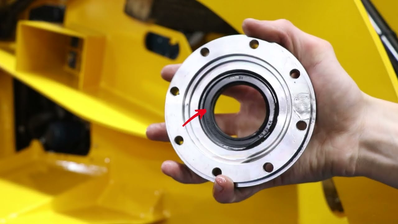 How to Replace Drive Motor Seal on Tracked Mini Skidsteer - YouTube