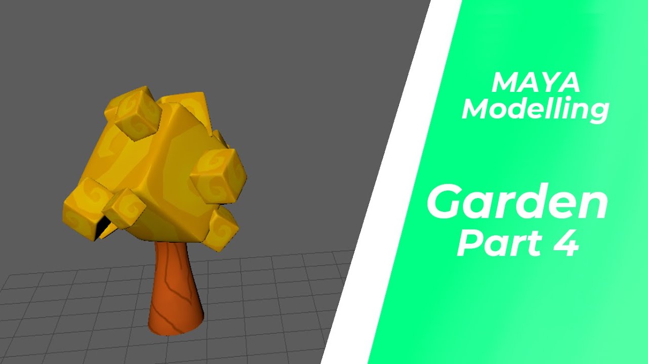 Modelling Garden Part 4 | Modelling Dry Tree | MAYA 2018 - YouTube
