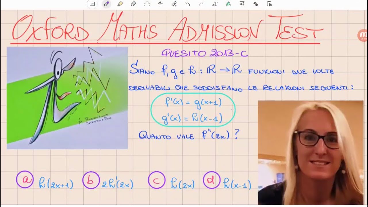 OXFORD MATHS ADMISSION TEST: quesito 2013-C - YouTube