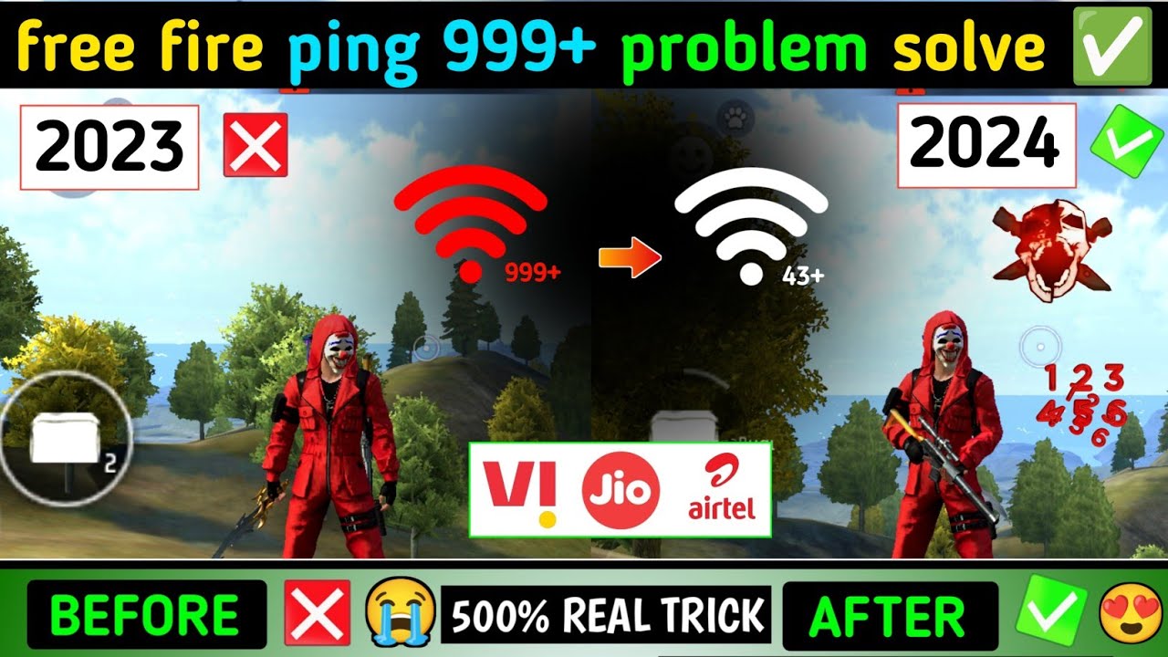 free fire ping problem solution jio | Free fire network problem free fire high ping problem ...