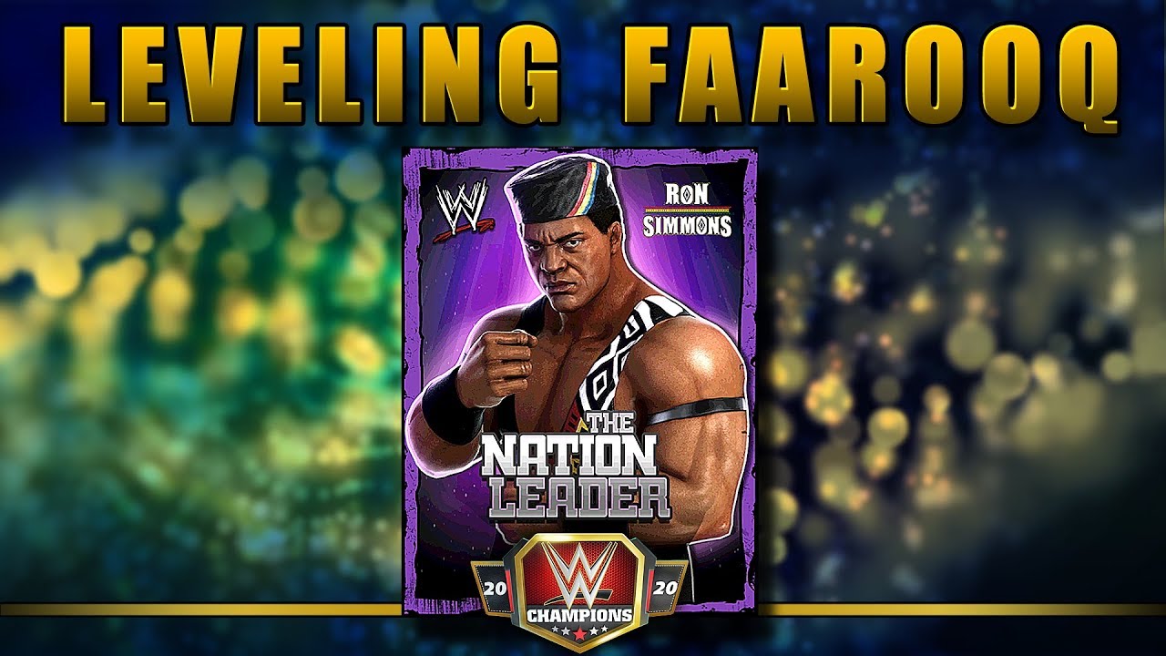 Faarooq 5k - WWE Champions - YouTube