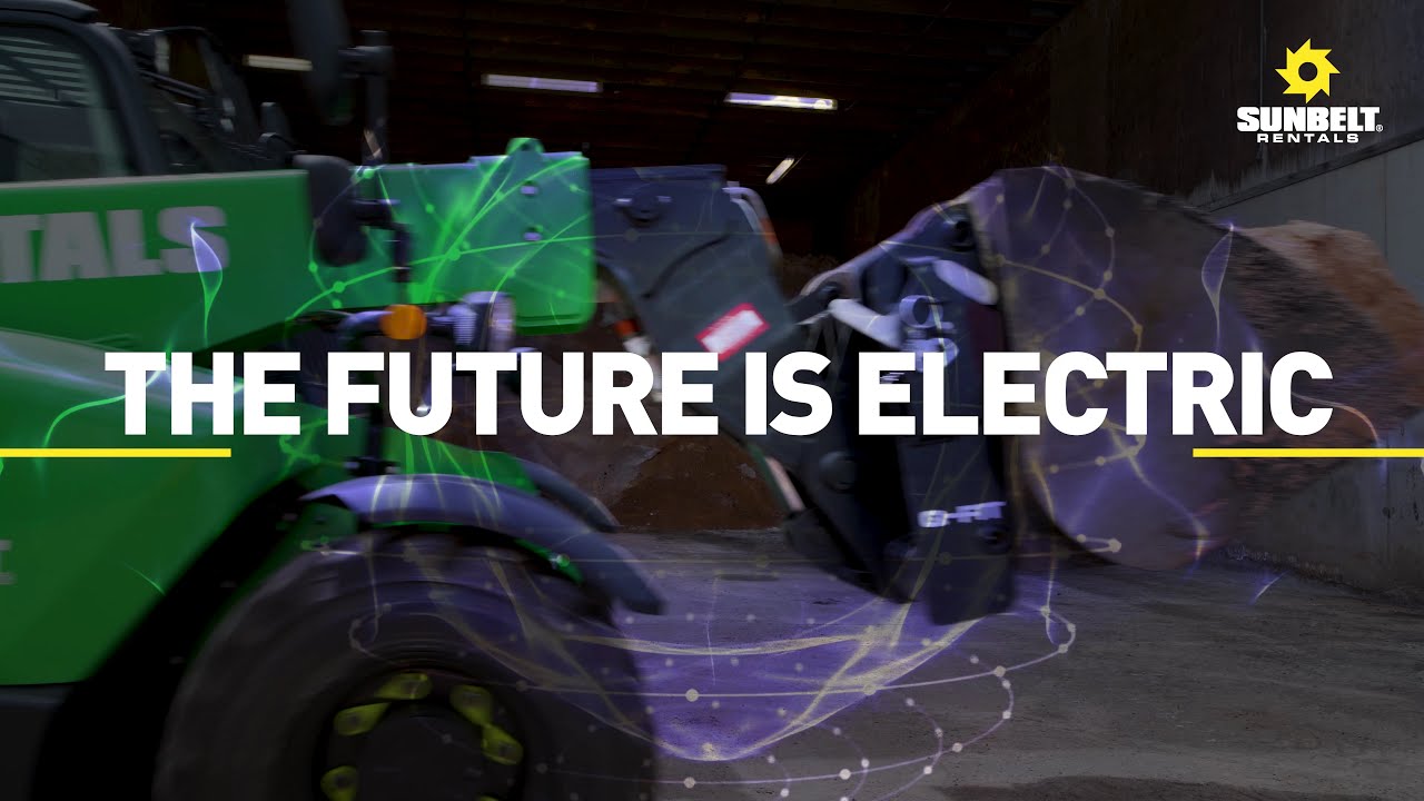 Sunbelt Rentals - Electric Telehandler - YouTube