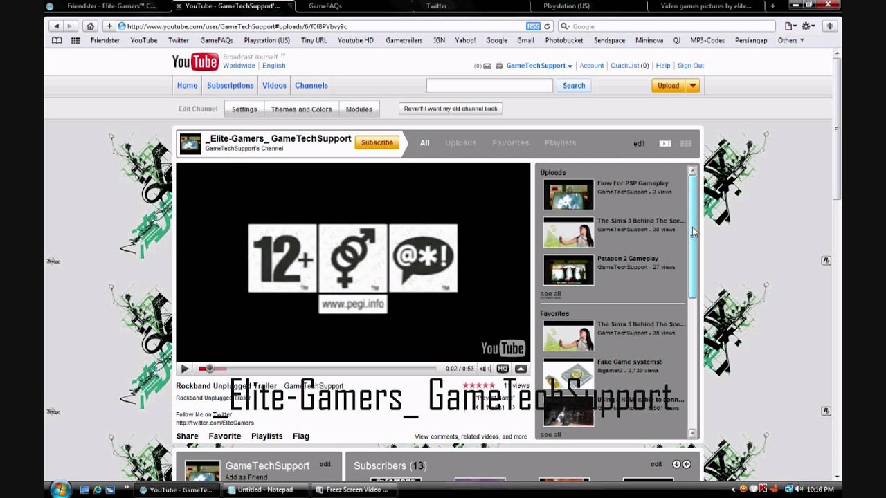 Youtube Channel BETA Walkthrough HD - YouTube