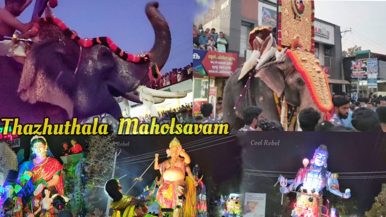 ആനകളും ഫ്‌ളോട്ടും [ Thazhuthala Maholsavam 2020 ] - YouTube