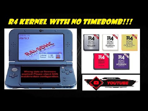 R4 Kernel with (No Timebomb) SDHC R4 for Real Time Save Cards! - YouTube