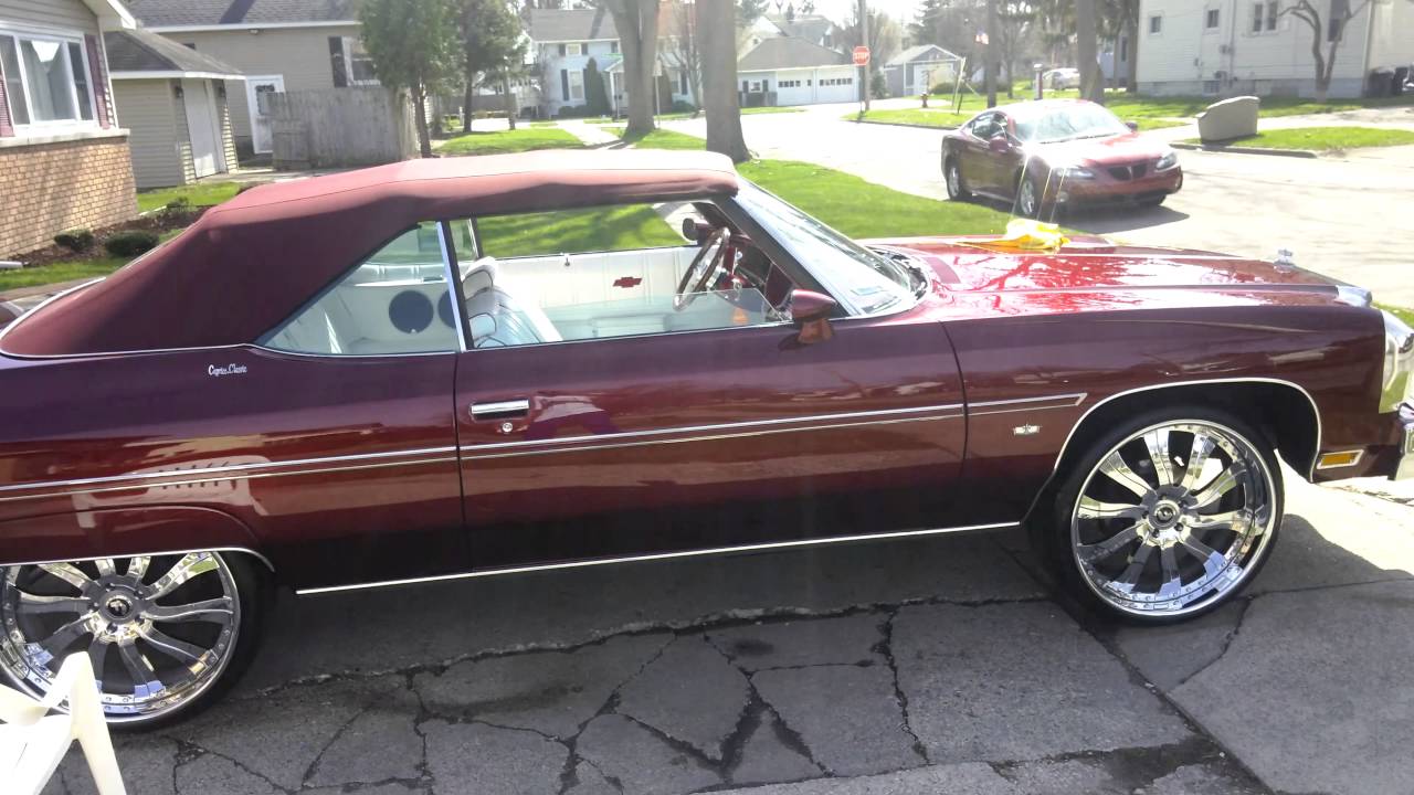 75 CHEVY CAPRICE CLASSIC ON 24 INCH FORGIE'S #oldschools ...