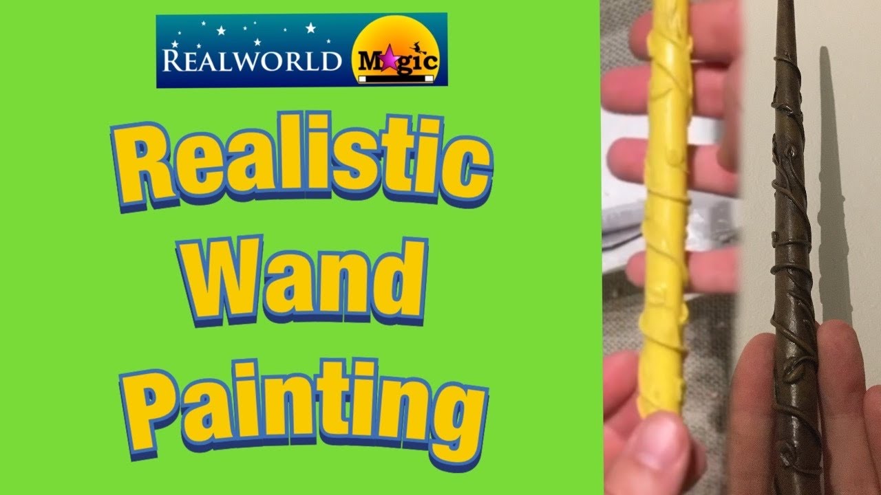 How to paint a magic wand - YouTube