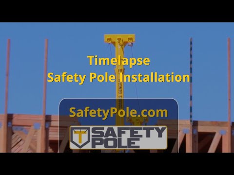 Timelapse Safety Pole Installation Step by Step Video for OSHA ...