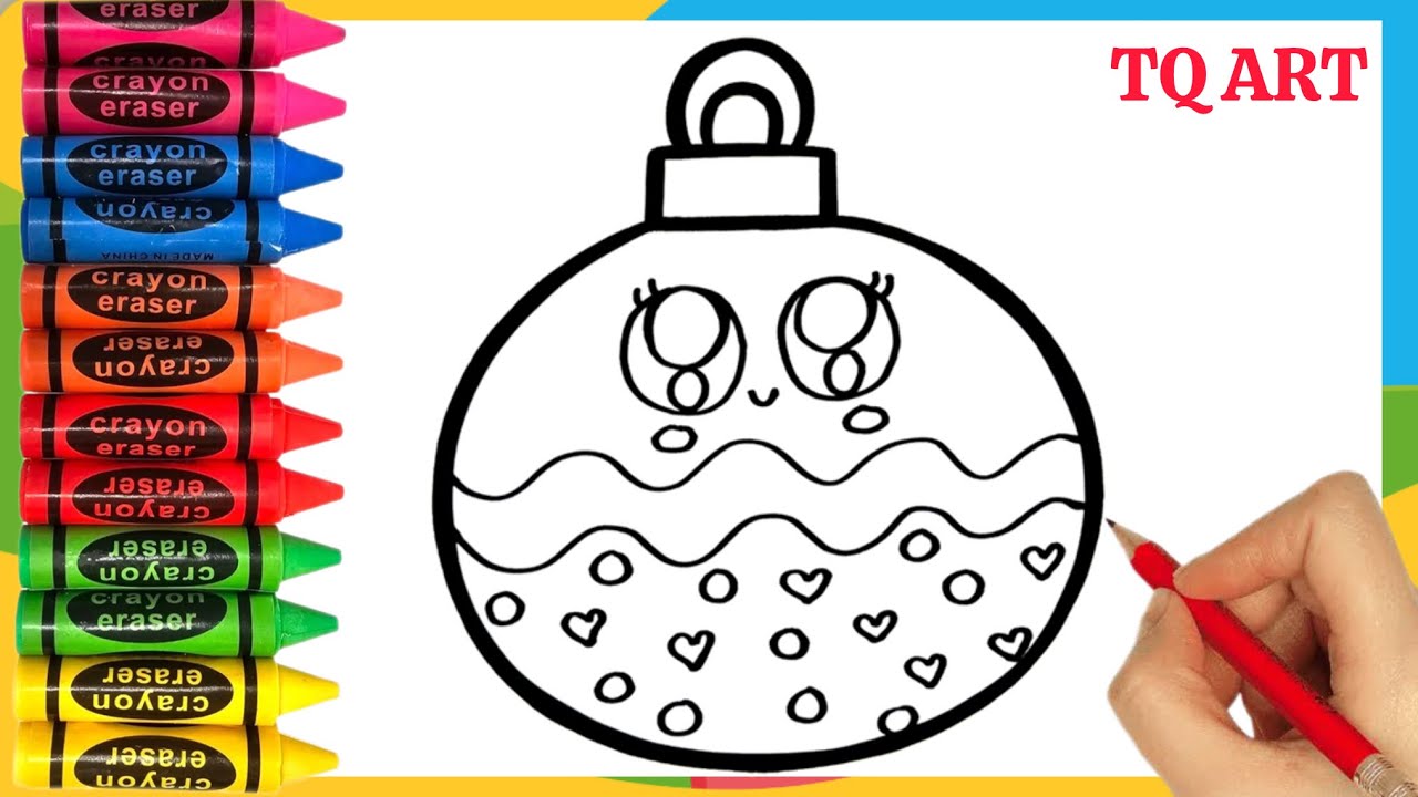 How to Draw Christmas Ornament | Drawings For Kids - YouTube