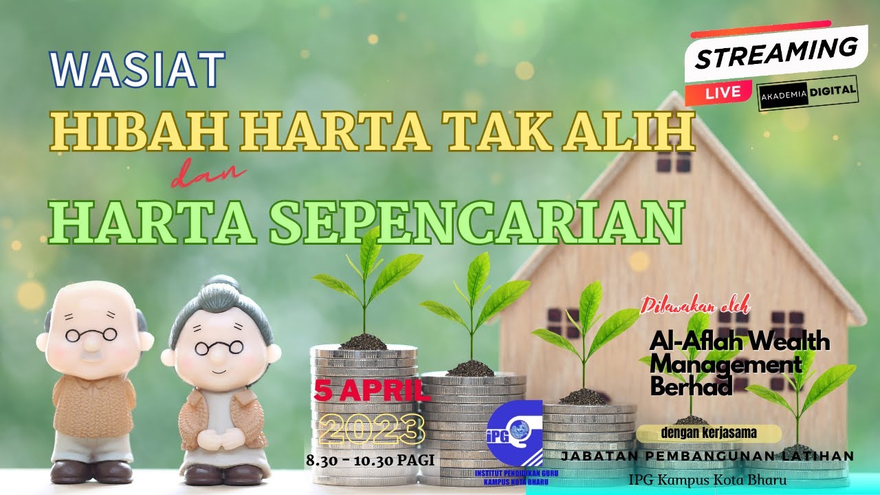 Wasiat, Hibah Harta Tak Alih & Harta Sepencarian - YouTube