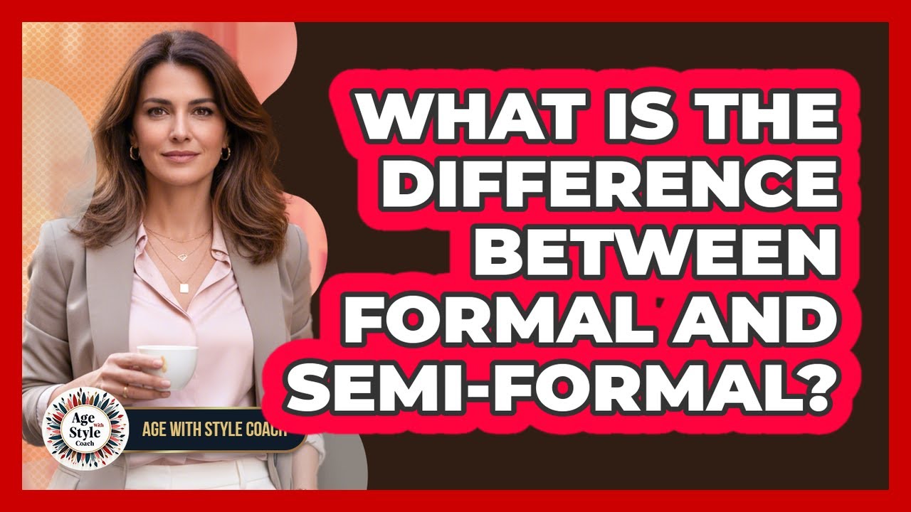 What Is The Difference Between Formal And Semi-Formal? - YouTube