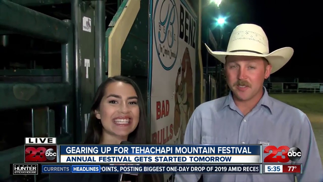 Junior bull riding rodeo at Tehachapi Mountain Festival - YouTube