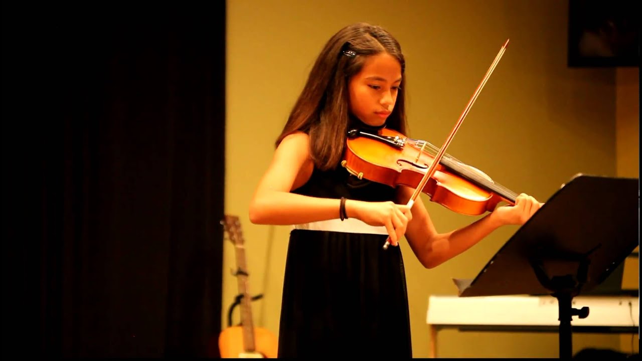 Kid Playing Viola