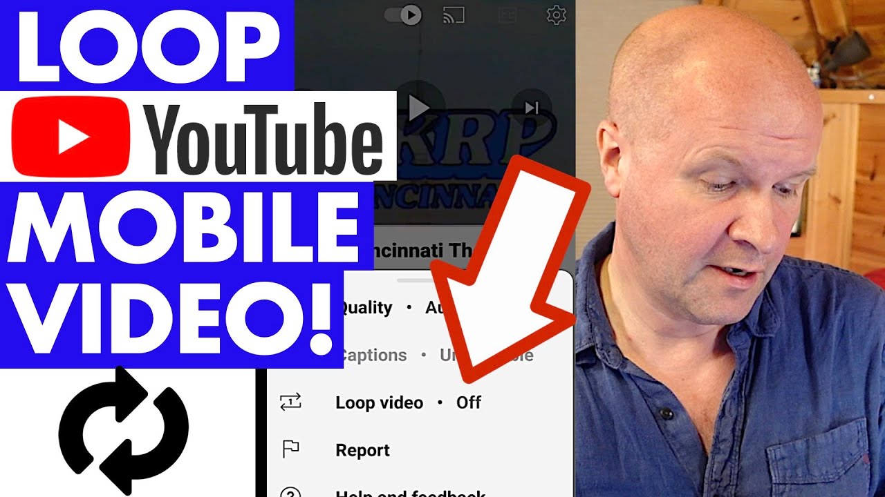How to LOOP YouTube video on MOBILE - YouTube