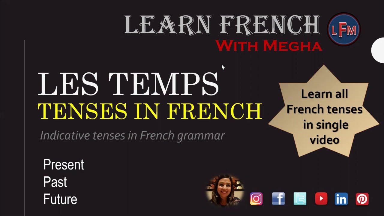 French Tenses (Les temps) Present, past, Future tense in French - YouTube