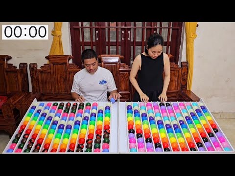 Color Ball Puzzle Challenge, Who is Faster ☆Part 01 - YouTube