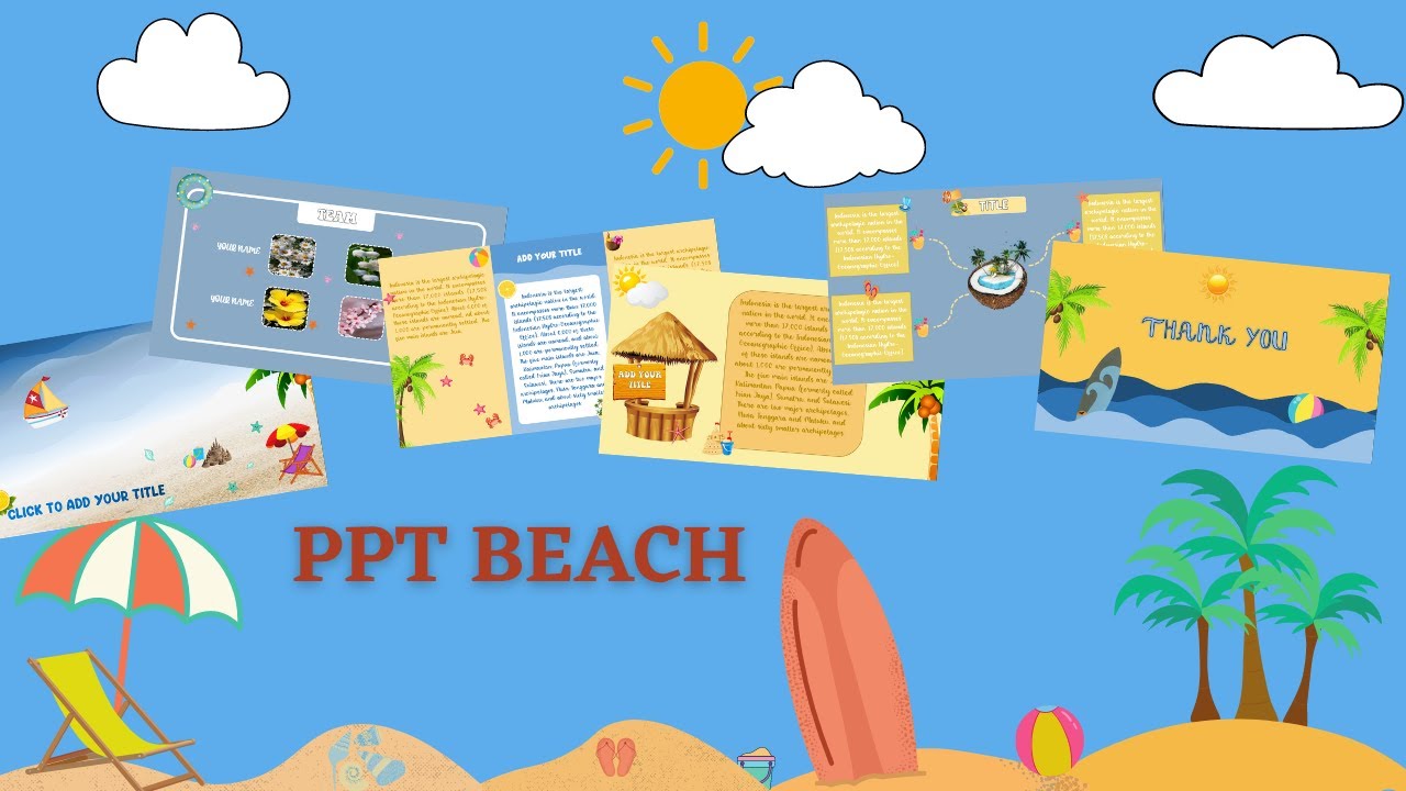 PPT Aesthetic | Beach | Free Template - YouTube