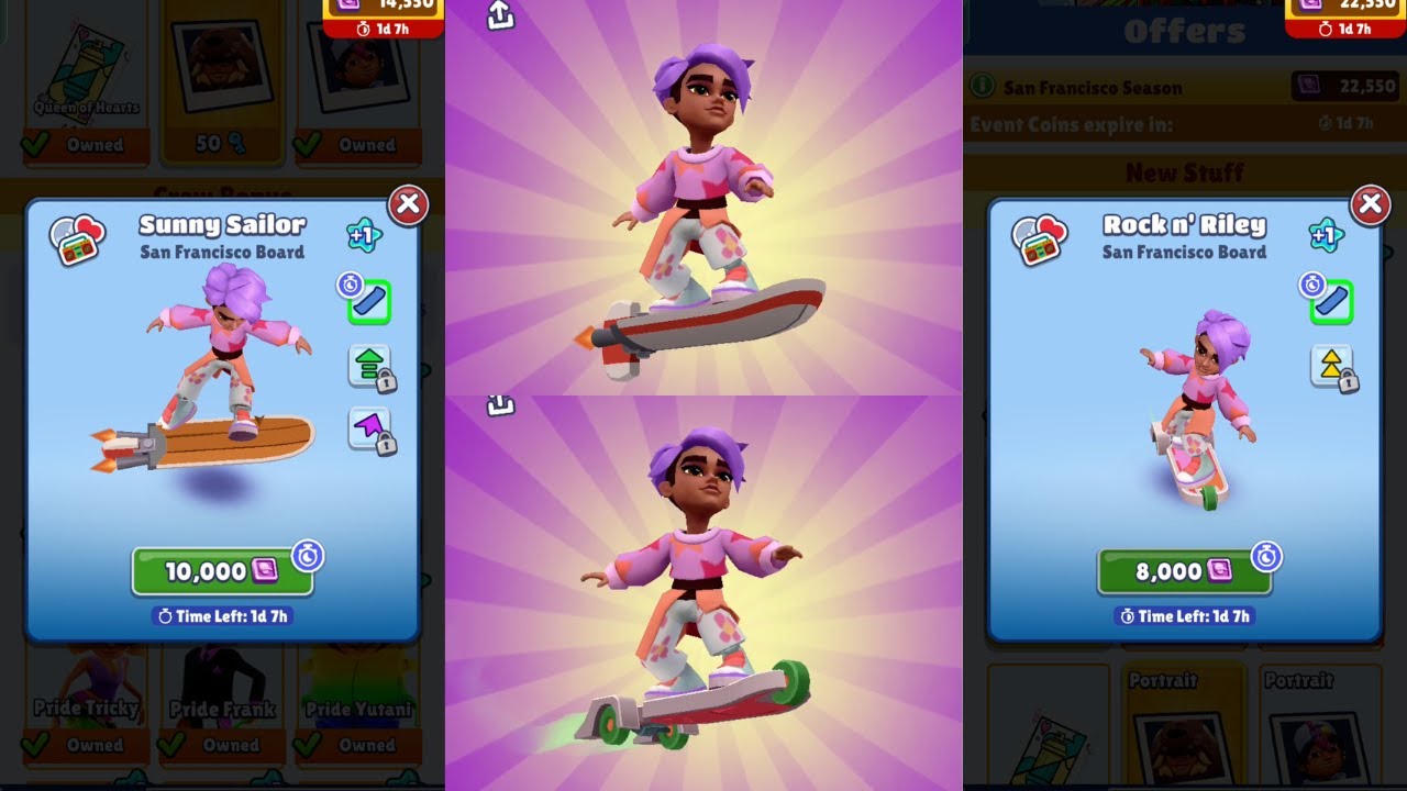 Subway Surfers San Francisco 2024 - Unlocking Sunny Sailor & Rock n ...