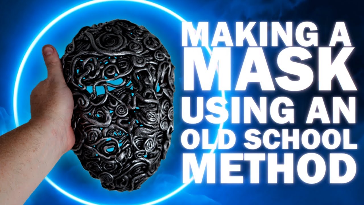 Making a Worbla Mask Using the Coil Method - YouTube