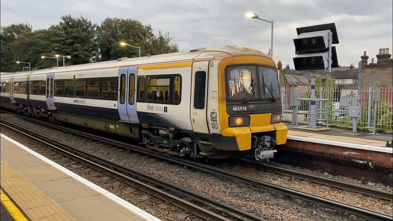 Class 465 Networker | 465918 + 465908 | Southeastern | Lee | 16/10/21 - YouTube