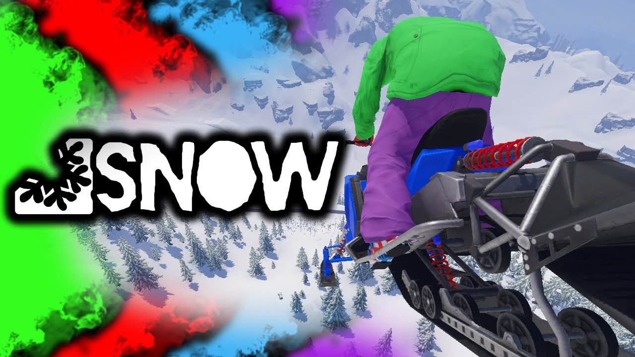 The Magic Snowmobile! (Snow The Game Funny Moments) - YouTube