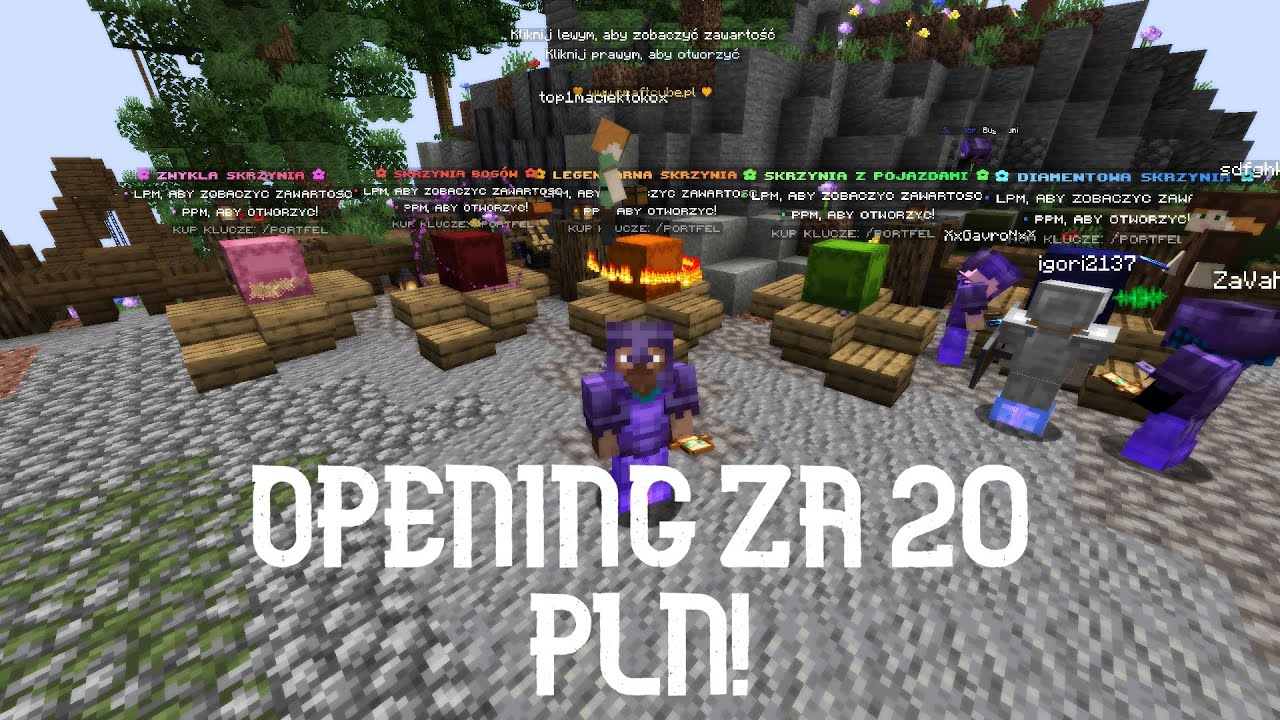OGROMNY OPENING SKRZYNEK ZA 20 ZŁ NA EARTH SMP! | craftcube.pl - YouTube