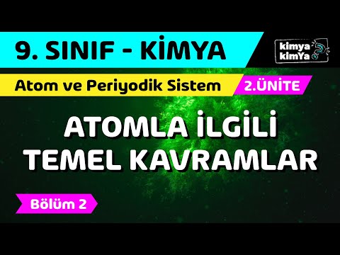 Atomla İlgili Temel Kavramlar - İzotop - İzoton - İzobar - İzoelektronik