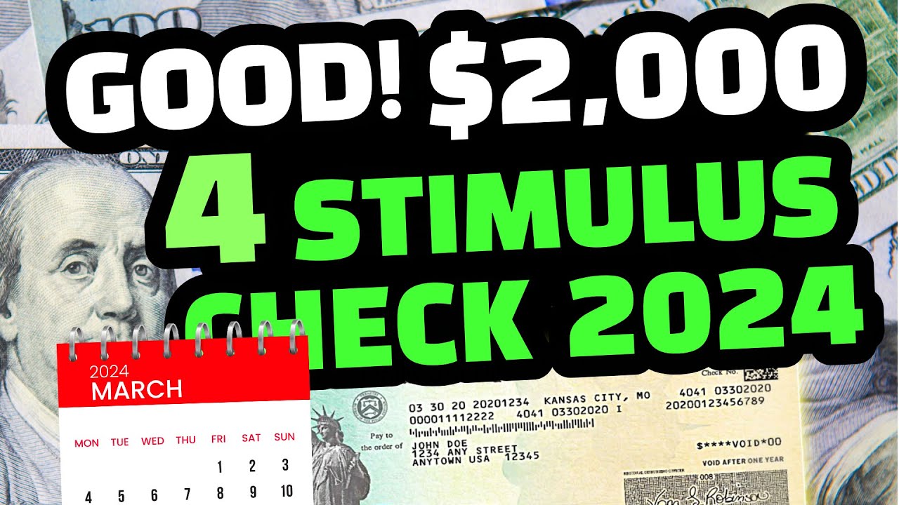 4th Stimulus Check: Good $2,000 Fourth Stimulus Check! Status, Release ...