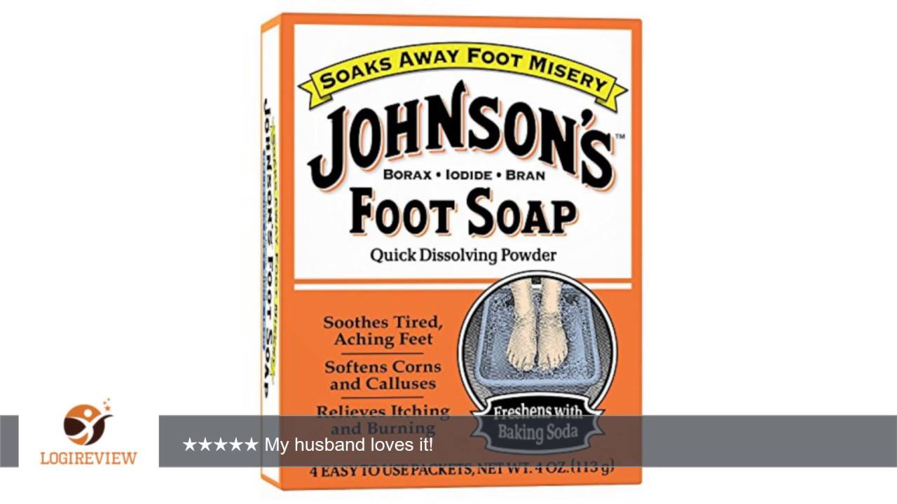 JOHNSON'S Foot Soap Powder Packets 4 Each (Pack of 12) | Review/Test ...