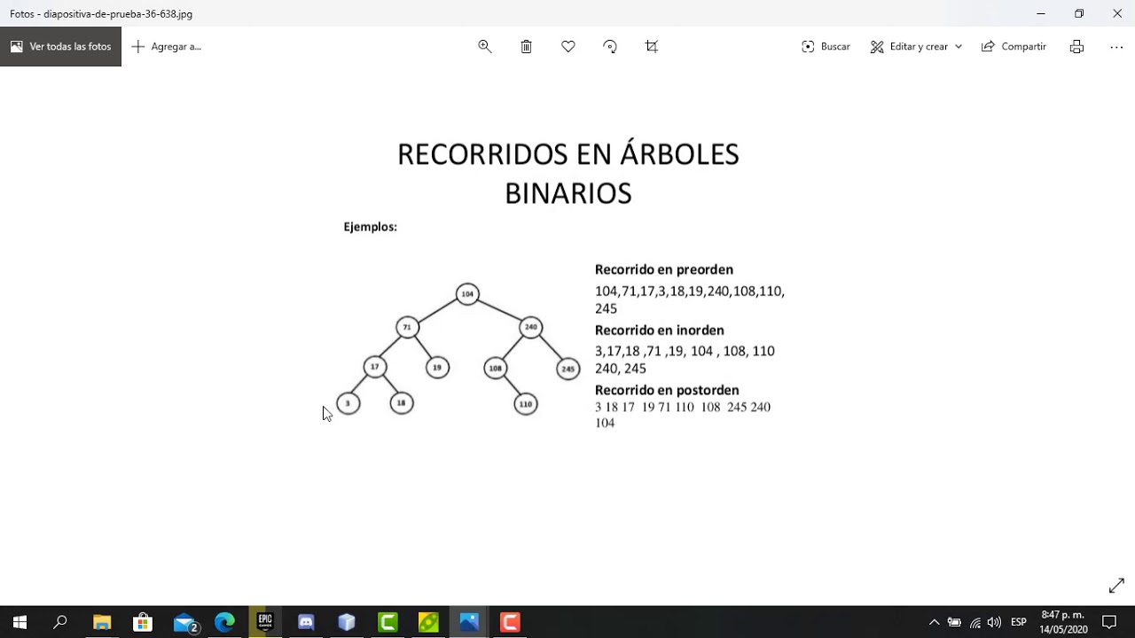 ARBOL BINARIO RECORRIDO PREORDEN INORDEN Y POSTORDEN | NETBEANS JAVA - YouTube