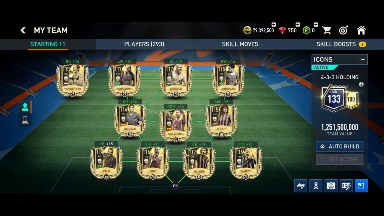 FULL PRIME ICON SQUAD WORTH 1.5 BILLION | FIFA MOBILE #fifa #fifamobile ...
