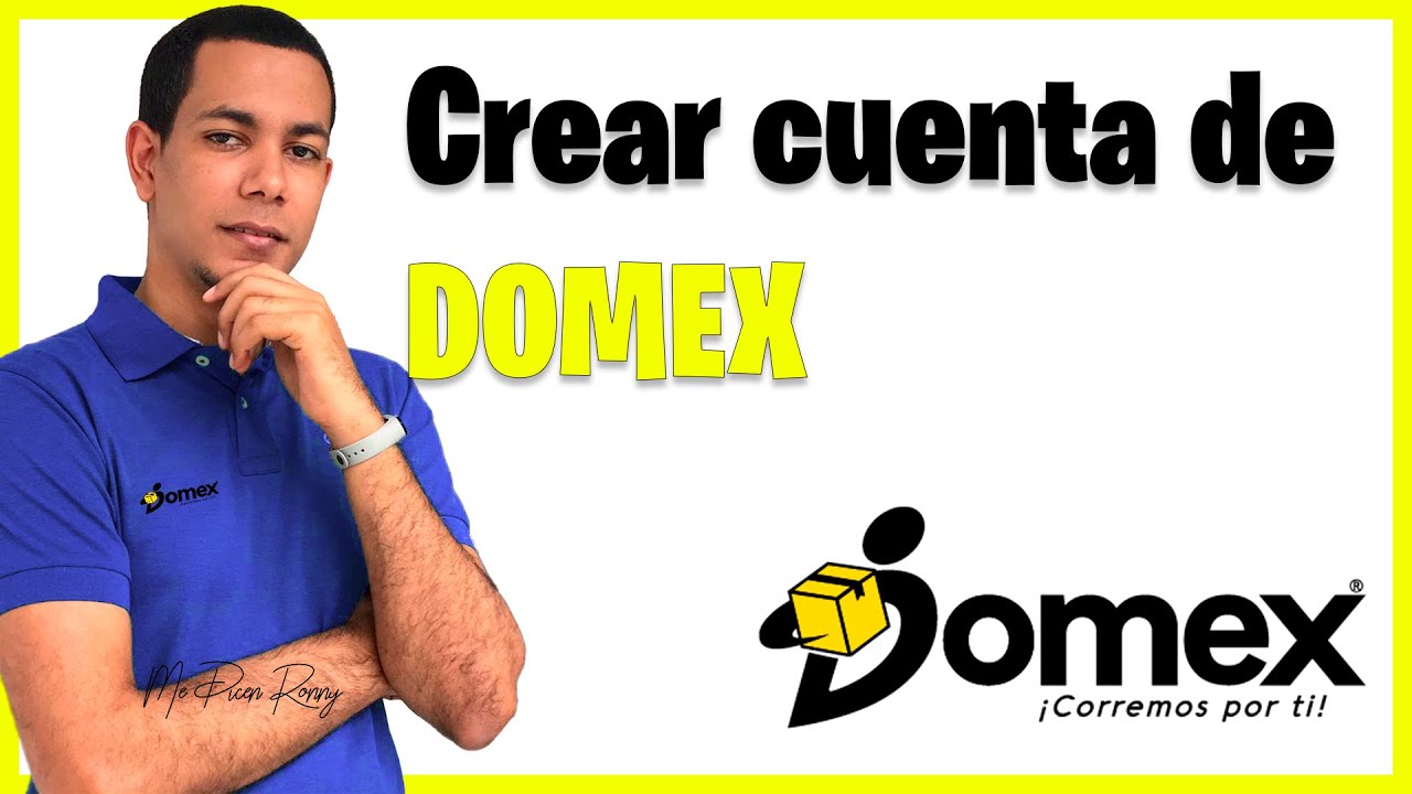 Como crear cuenta de DOMEX - YouTube