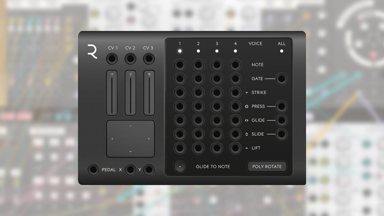ROLI Seaboard RISE module for Softube Modular - YouTube