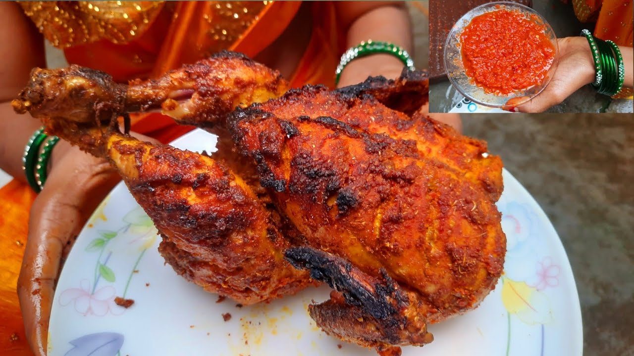 whole chicken roasted |chicken |village murga - YouTube
