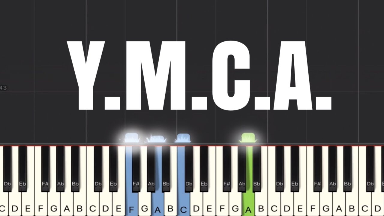 Village People - YMCA Piano Tutorial | Medium - YouTube