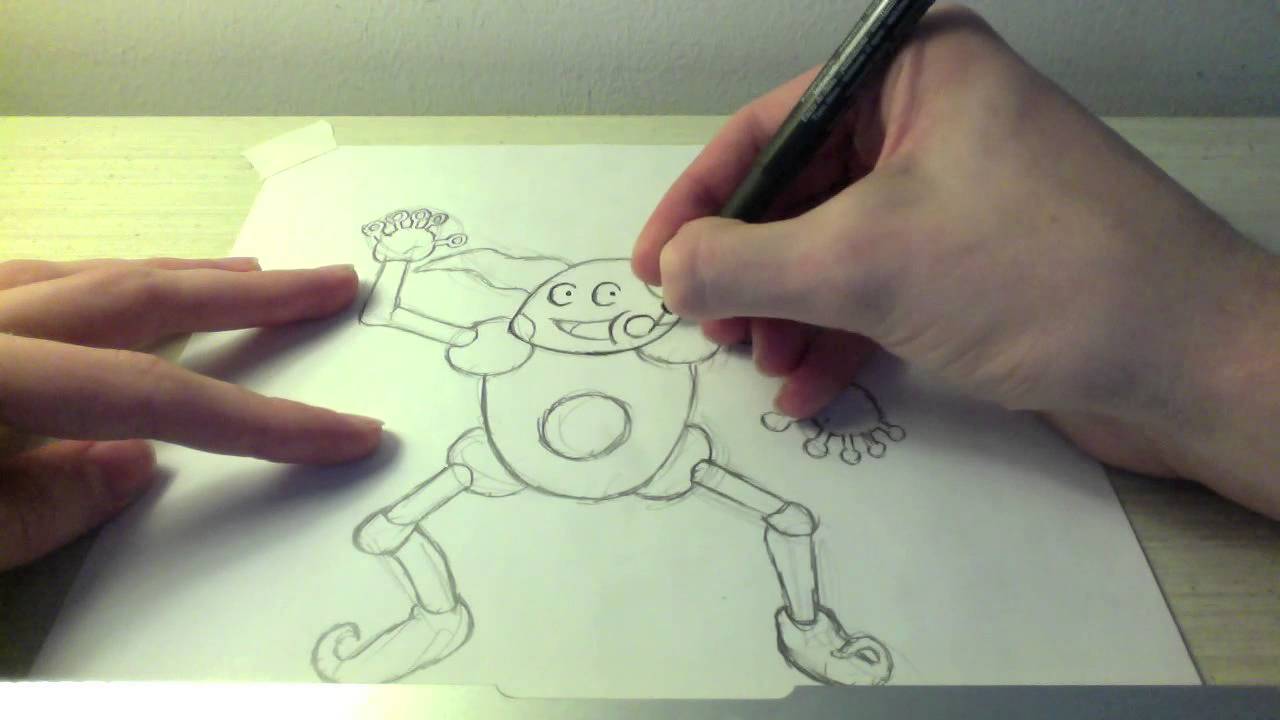 Drawing all the Pokemon: Number 122 Mr. Mime - YouTube