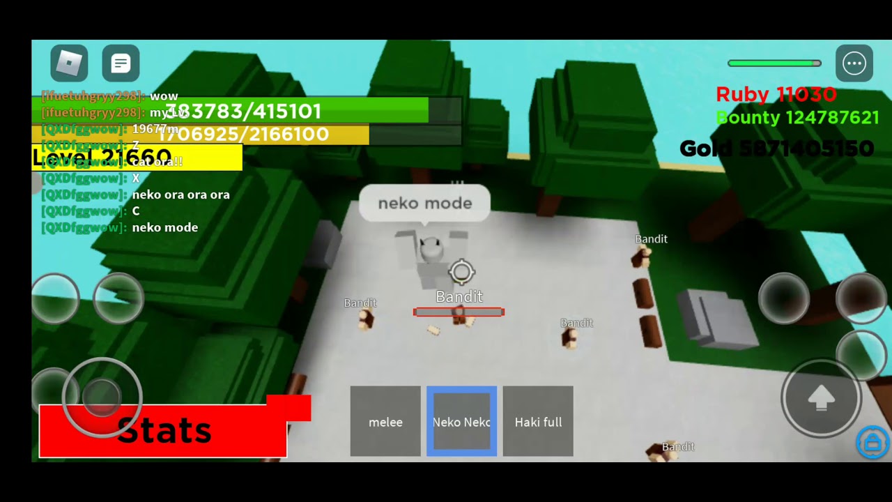 Roblox | two piece showcase cat fruit :D - YouTube