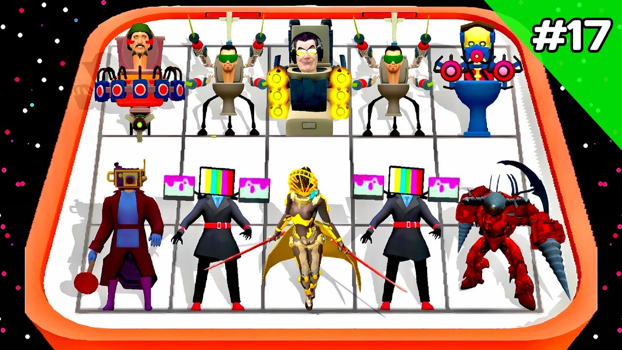 Radio Monster Skibidi Toilet Battle Evolution Level 1000 Defence ...