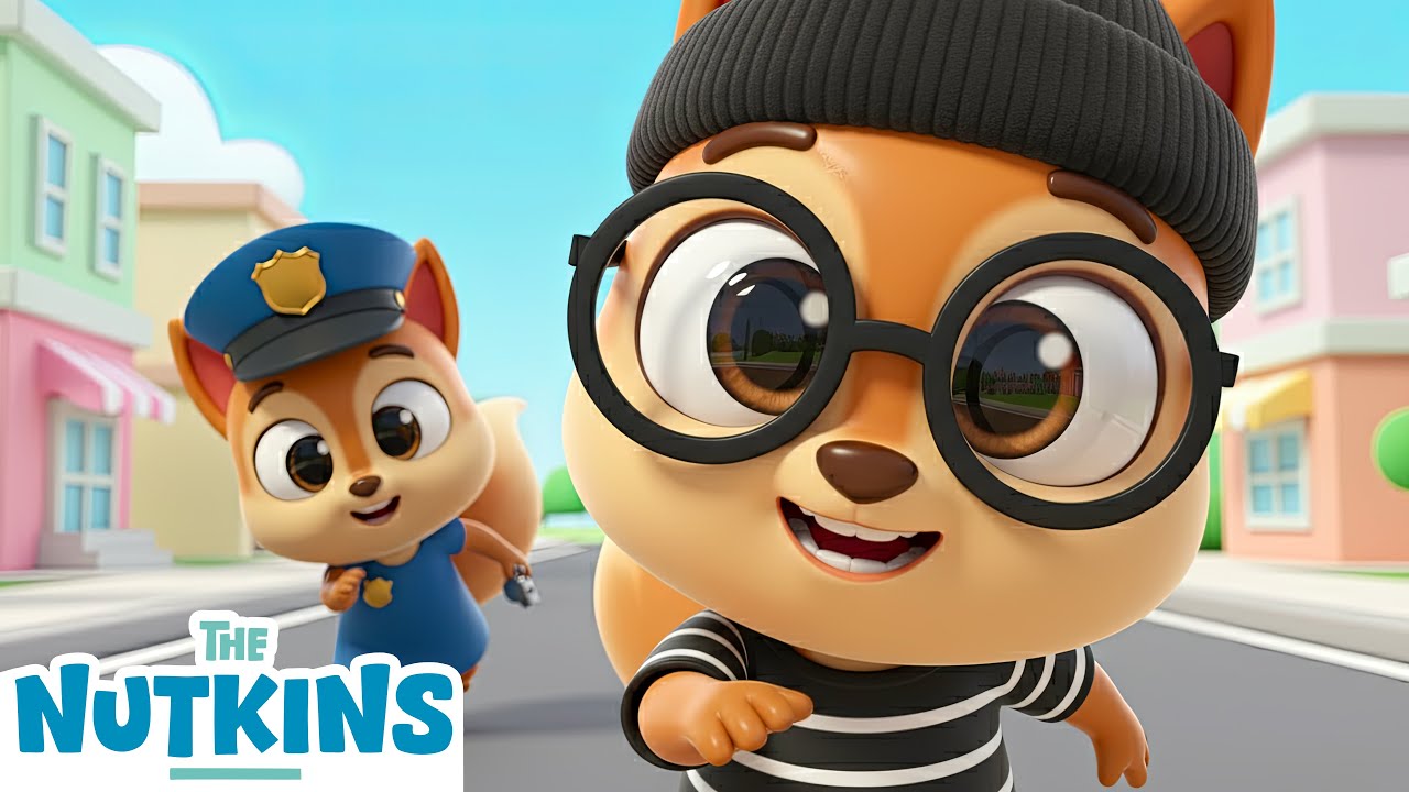 Run, Finn, Run! | Police and Thief Game Song | The Nutkins - YouTube
