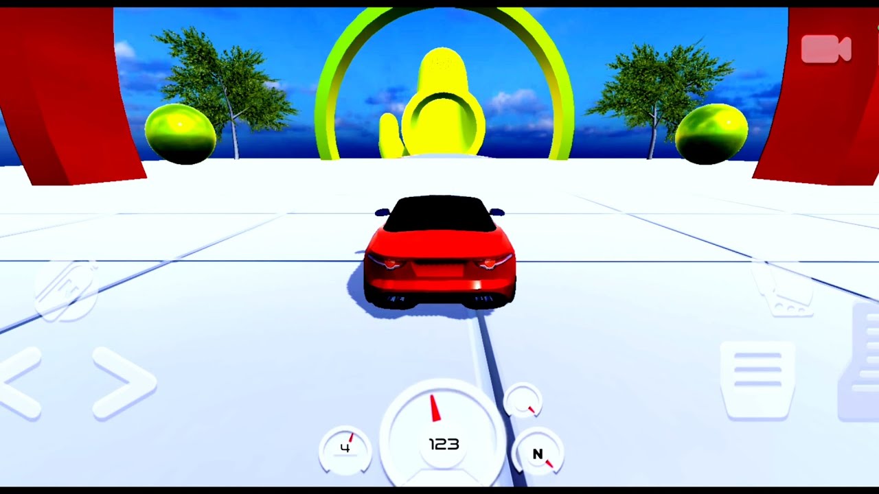 mega ramp car stunts game for android device low device car game hd ...