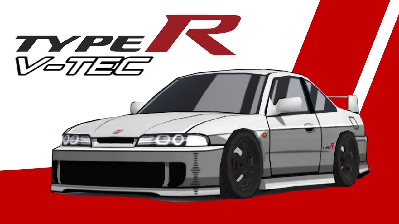 FR Legends livery HONDA INTEGRA DC2 [cartoony/manga] - YouTube