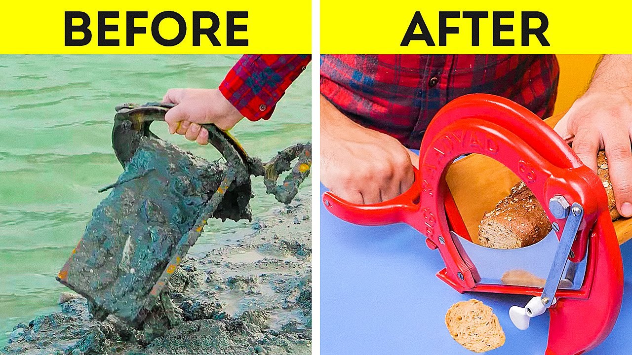 RUSTED OBJECTS RESTORED by experienced craftsmen - YouTube