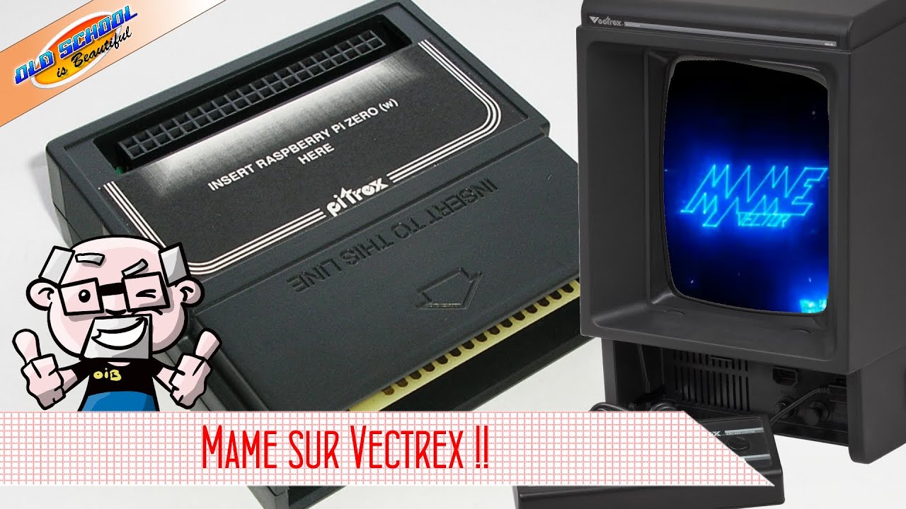Mame sur Vectrex avec Pitrex !!! - YouTube