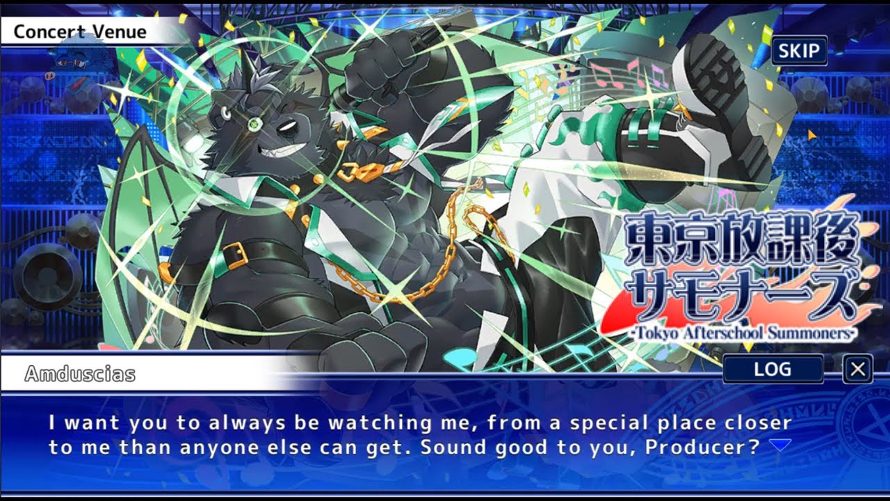 Special Memory with Amduscias - Tokyo Afterschool Summoners - YouTube