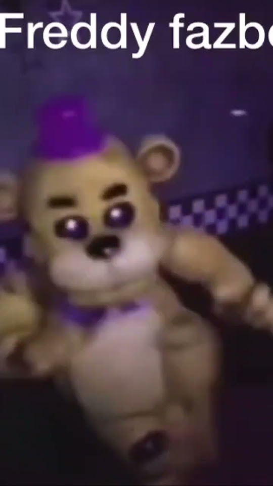 Freddy Fazbear Dancing On The Stage Front Of The Camera Youtube
