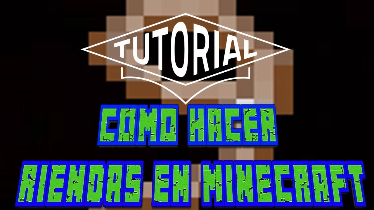 Como hacer riendas en Minecraft 1.10.2 - YouTube