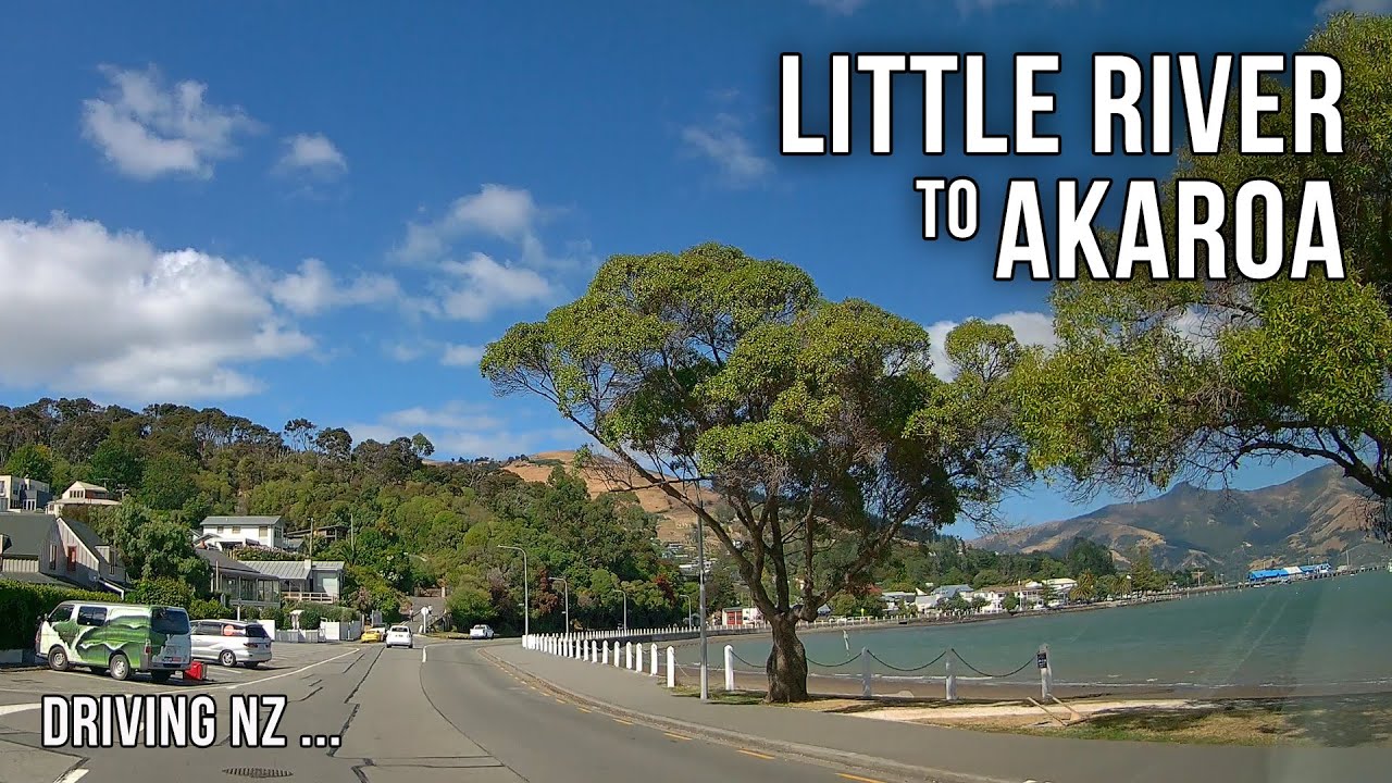 Driving New Zealand: Little River to Akaora | 4K scenic drive - YouTube