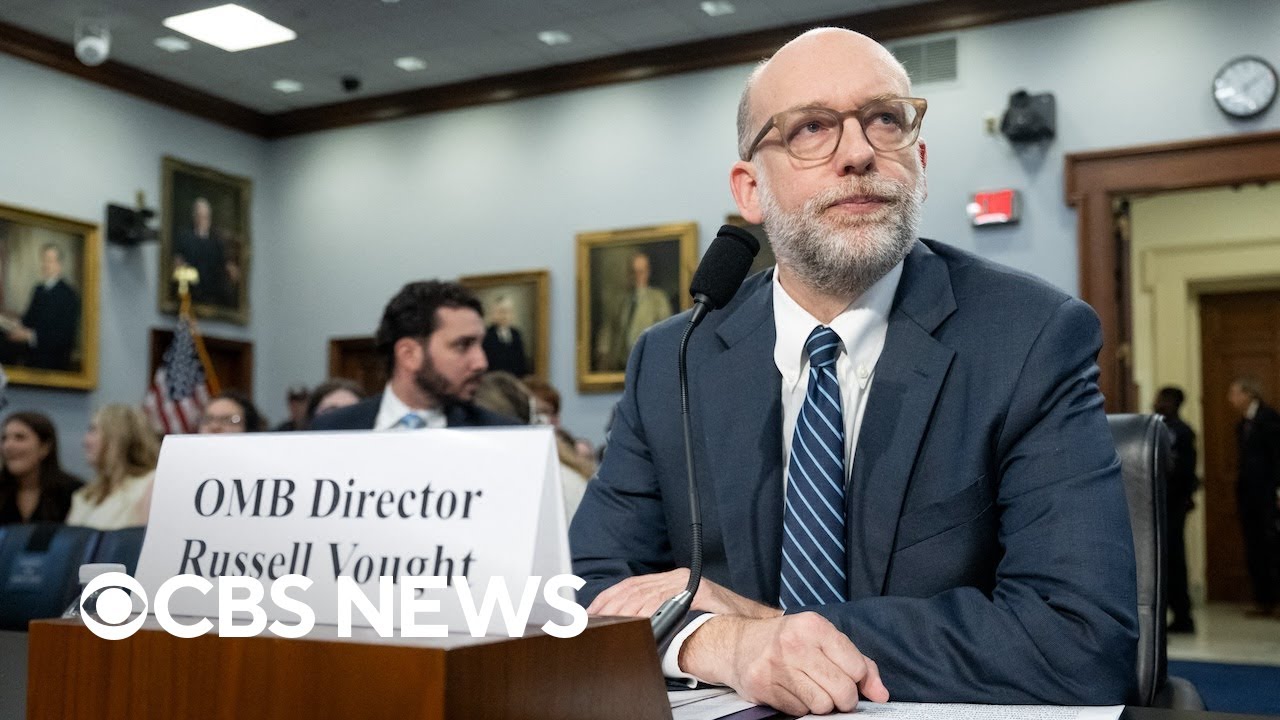 OMB Director Russell Vought testifies at House Appropriations Committee ...