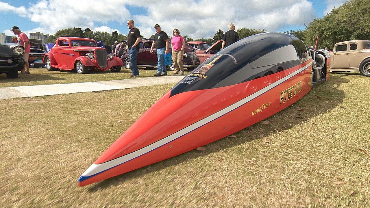 462 mph! World's Fastest Piston Powered Car - YouTube